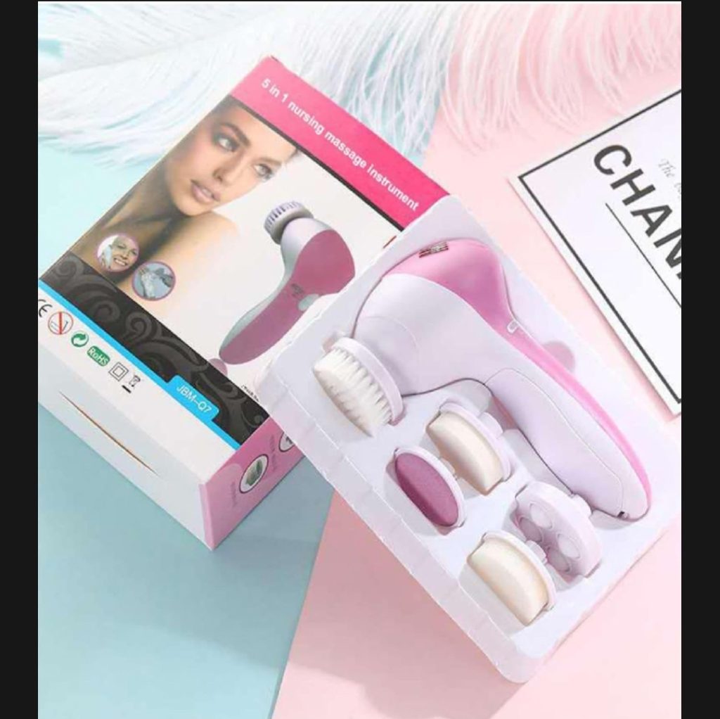 5 in 1 Facial Electric Cleanser and Massager for Removing Blackheads ...